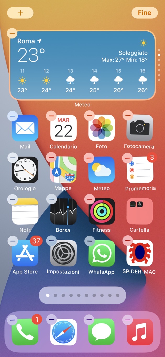 iOS 14: il sistema più veloce per aggiungere un widget alla schermata ...