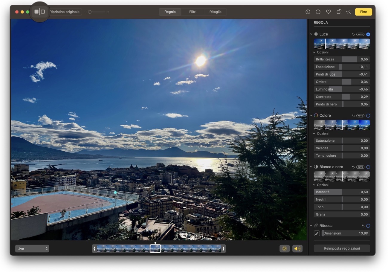 Foto per Mac: come confrontare le foto o i video prima e dopo la ...